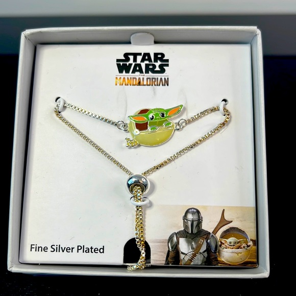 Disney | Jewelry | Disneys Star Wars The Mandalorian Grogu Adjustable ...